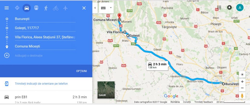 CONACUL GOLESTILOR, VILA FLORICA A BRATIENILOR, CONACUL MICESTI – TARA ...
