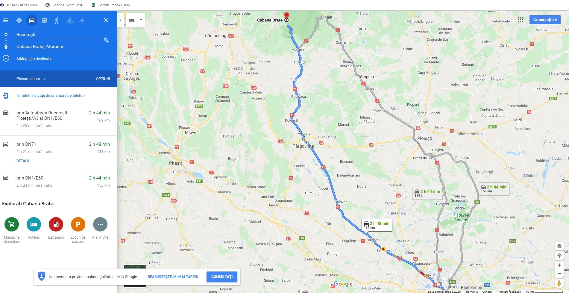 CHEILE BRATEI DIN MUNTII LEAOTA – TARA DACILOR